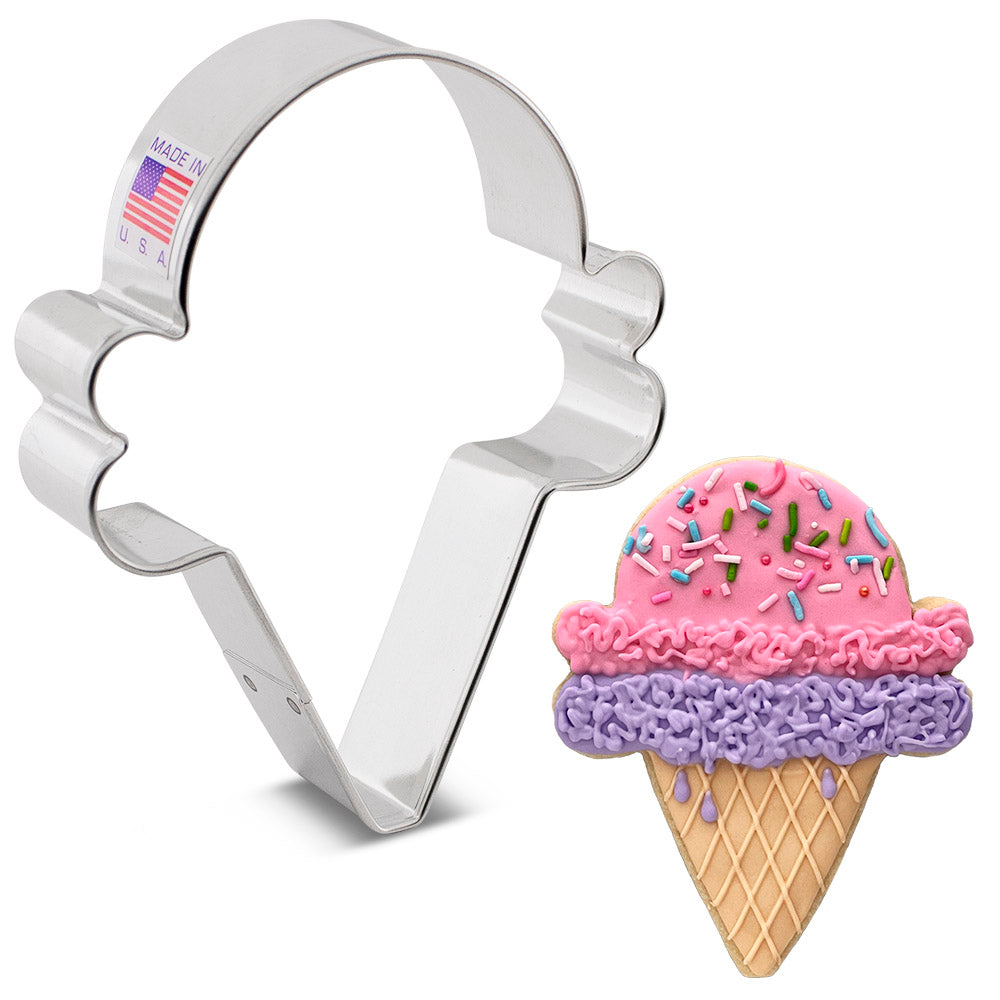 Ice Cream Cone Cookie Cutter | Ann Clark