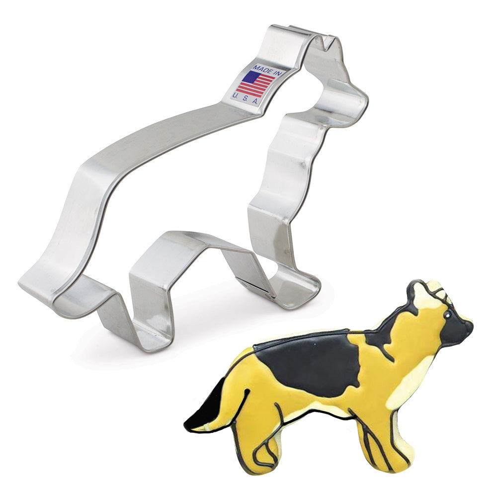 German Shepherd Cookie Cutter | Ann Clark