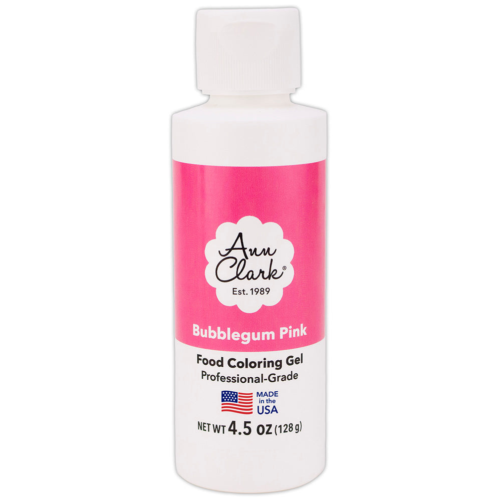 Ann Clark Bubblegum Pink Food Coloring Gel, Large 4.5 oz. Bottle