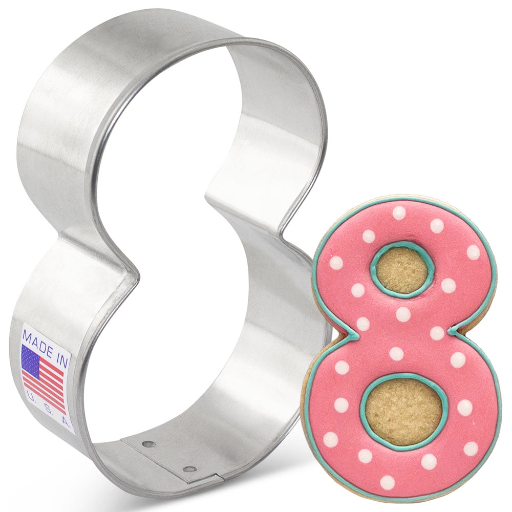 Number 8 Cookie Cutter | Ann Clark
