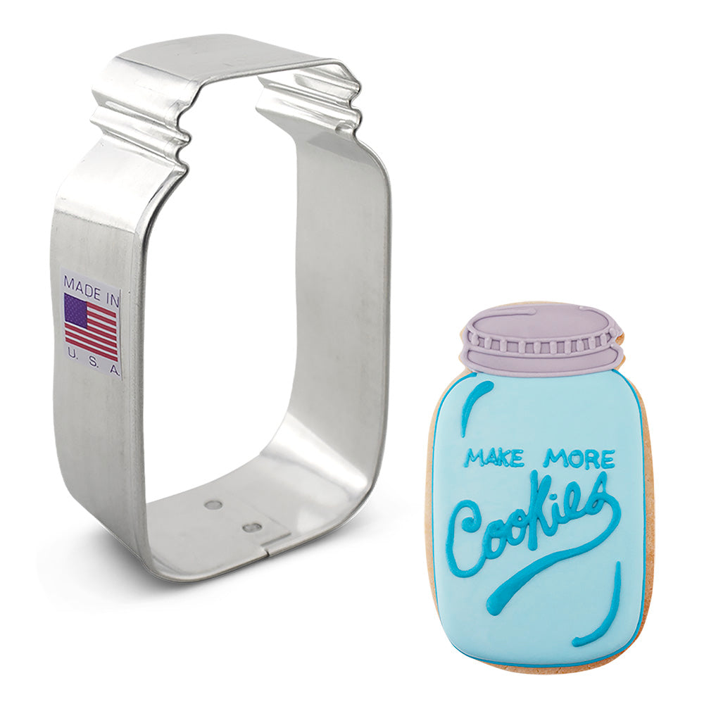 Mason Jar Cookie Cutter, Small | Ann Clark