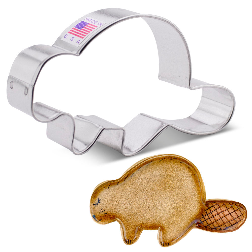 Beaver Cookie Cutter, 4" | Ann Clark
