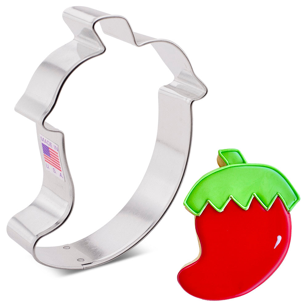 Chili Pepper Cookie Cutter - 4" | Ann Clark