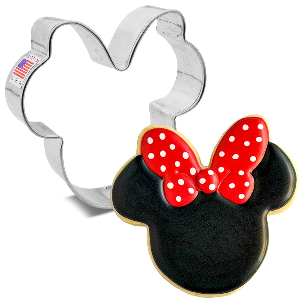 Girl Mouse with Bow Cookie Cutter, 3.5" | Ann Clark