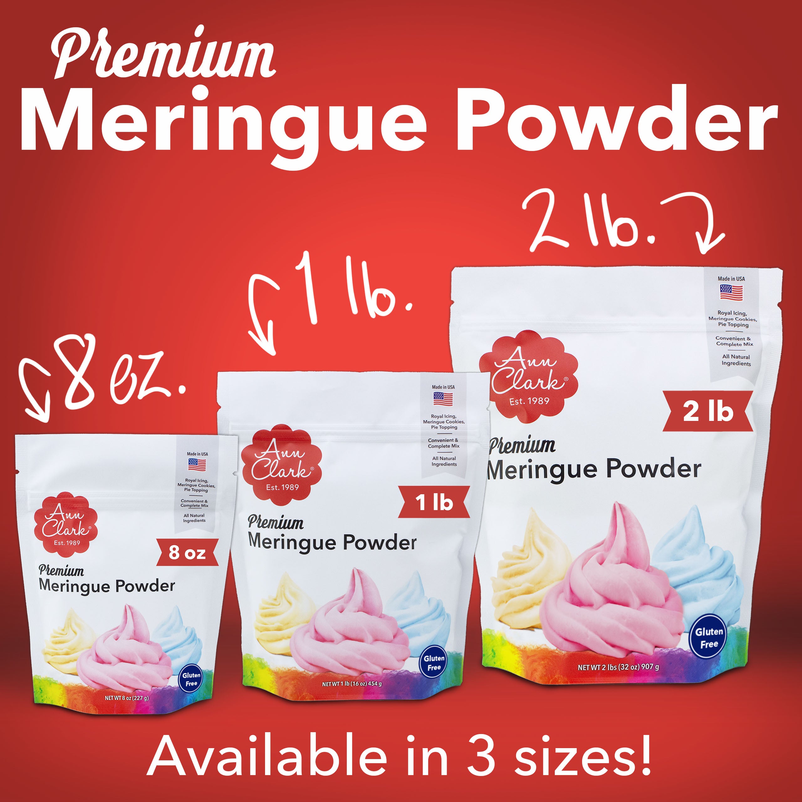 Ann Clark Premium Meringue Powder, 8 oz